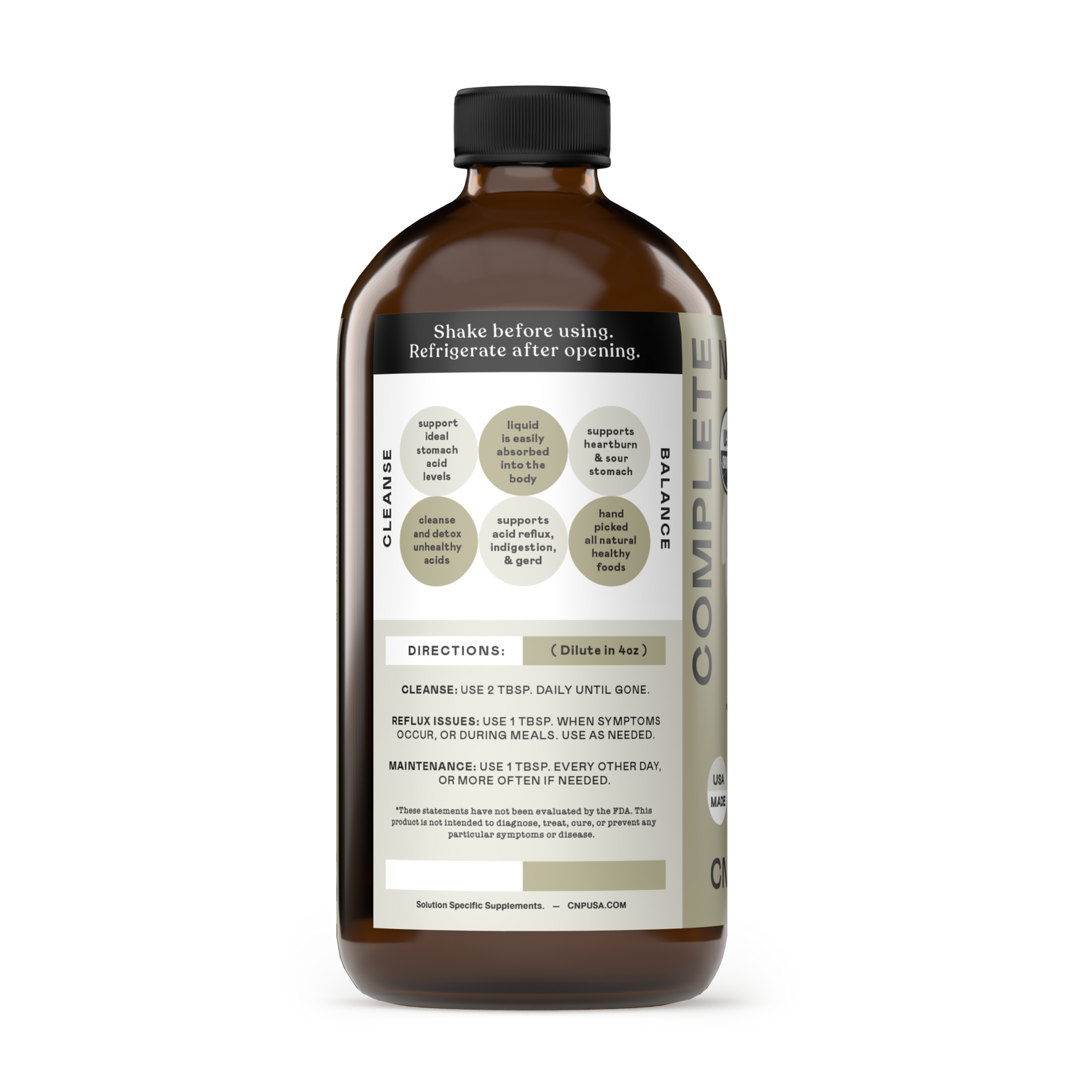 Acid Reflux Complete - 16oz Organic Liquid Acid Reflux Treatment – CNPUSA