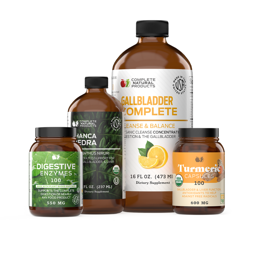 Gallbladder Complete Bundle - Full Gallbladder Flush & Cleanse Support ...