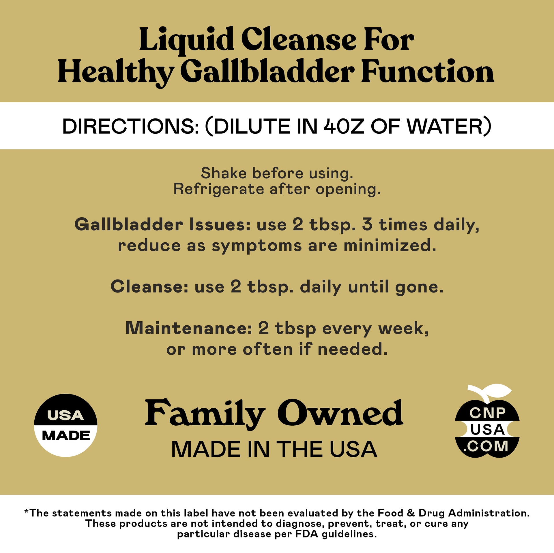 Gallbladder Complete - 16oz Glass Bottle, Gallbladder Cleanse ...