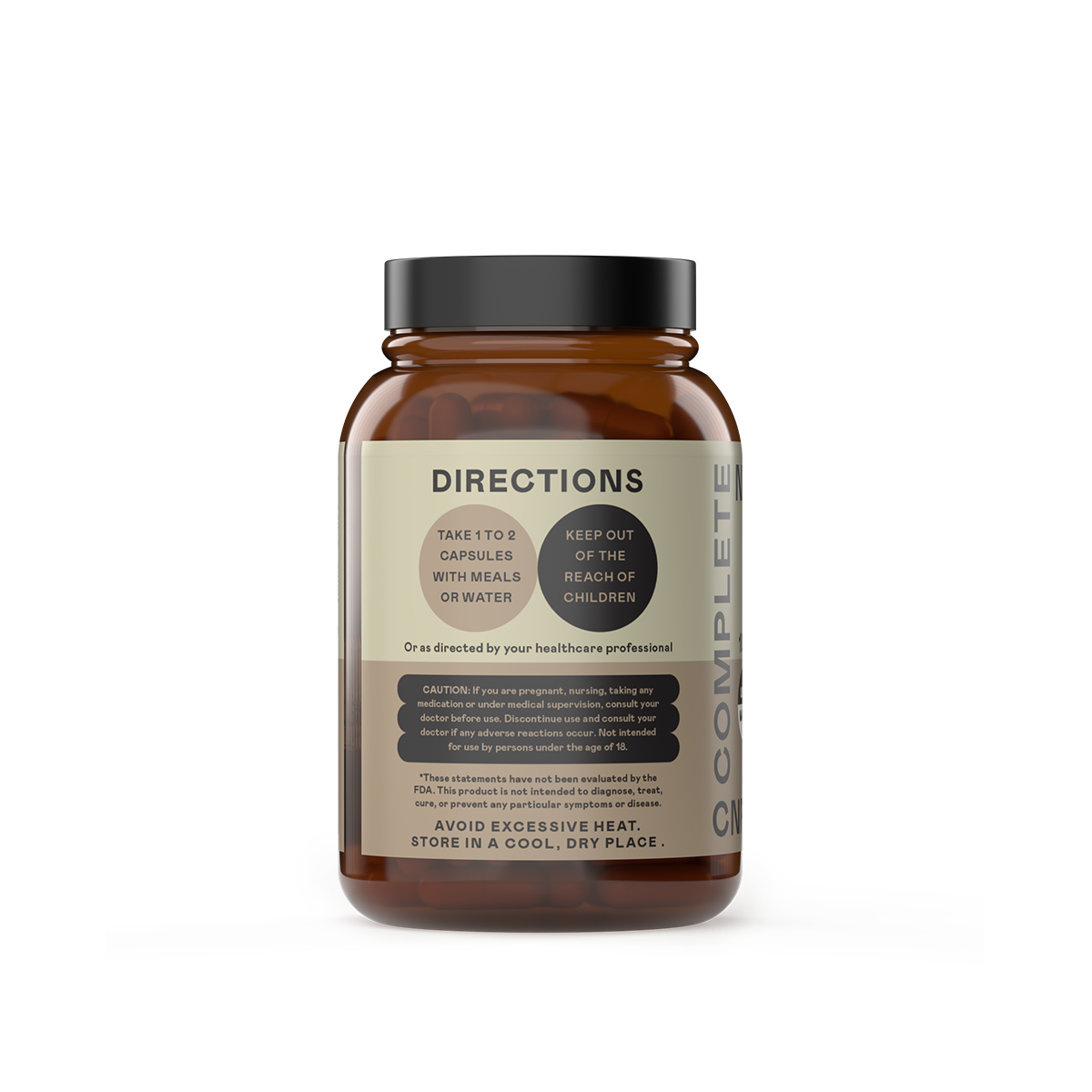 Organic Lions Mane Capsules - 100 Count Lions Mane Mushroom Capsules ...