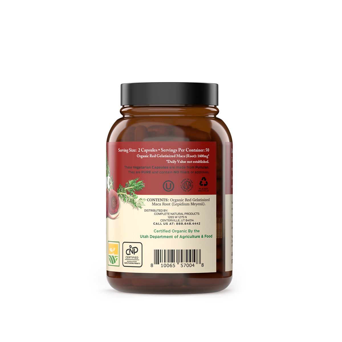 Organic Red Maca Root Capsules – CNPUSA