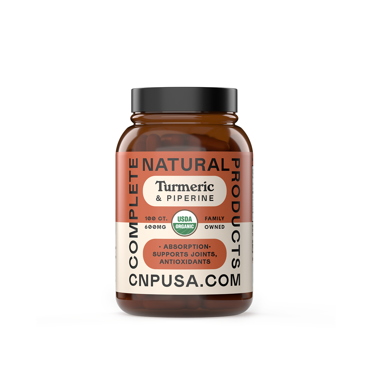 Organic Turmeric & Piperine (Black Pepper) Capsules – CNPUSA