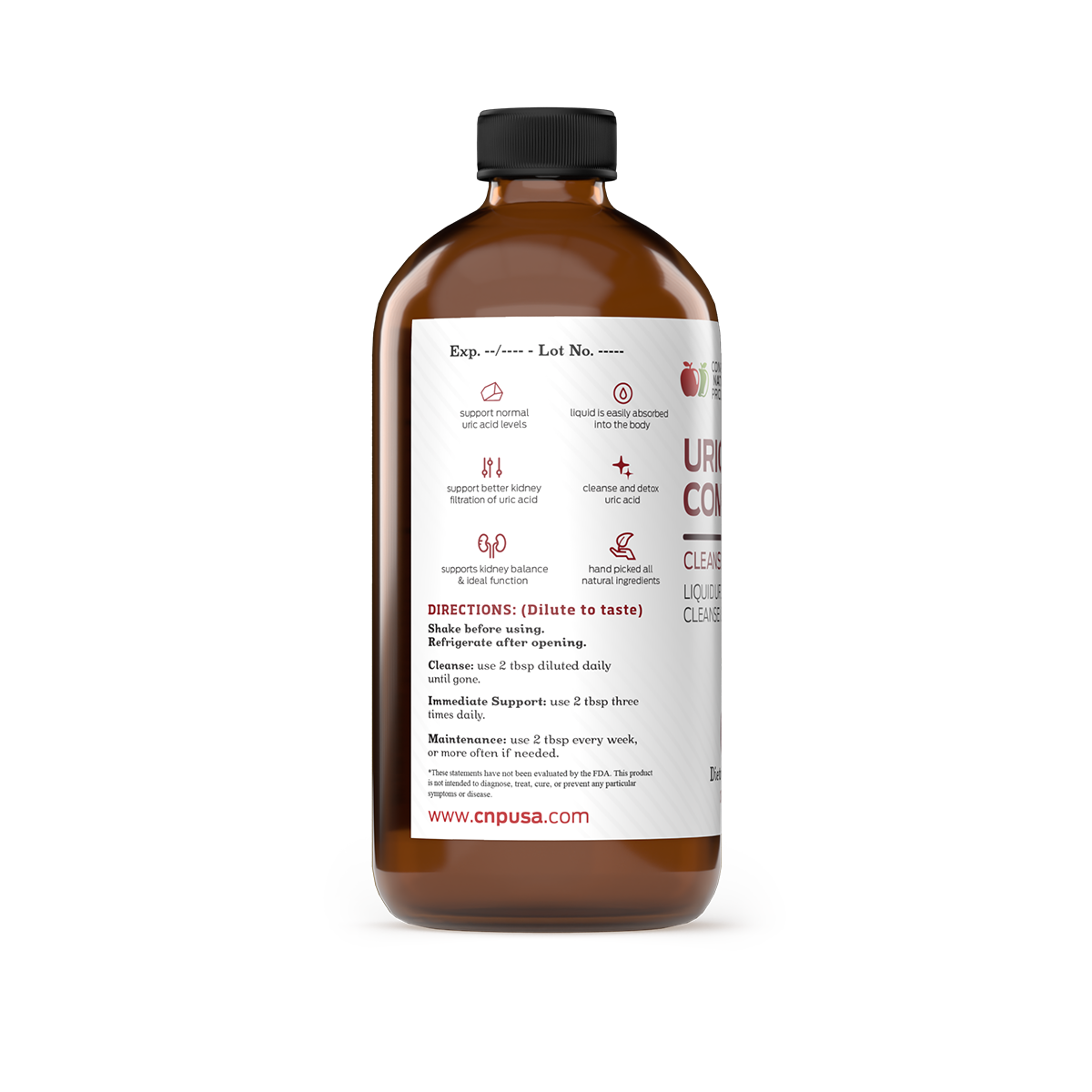 Uric Acid Complete Organic Liquid Uric Acid Cleanse Relief And Flush Cnpusa
